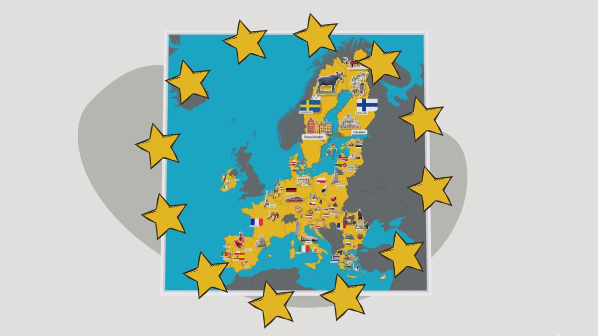 Reist durch die Länder der EU!